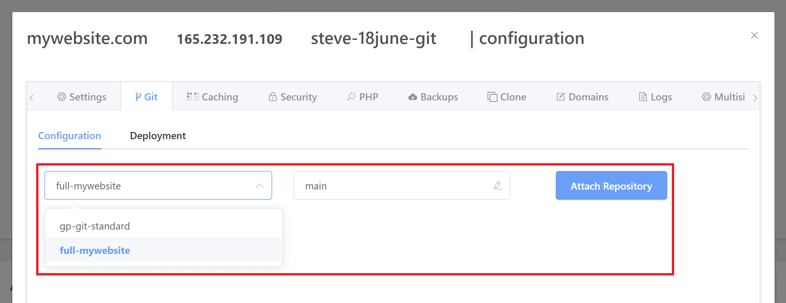 Using The Gridpane Git Integration Gridpane